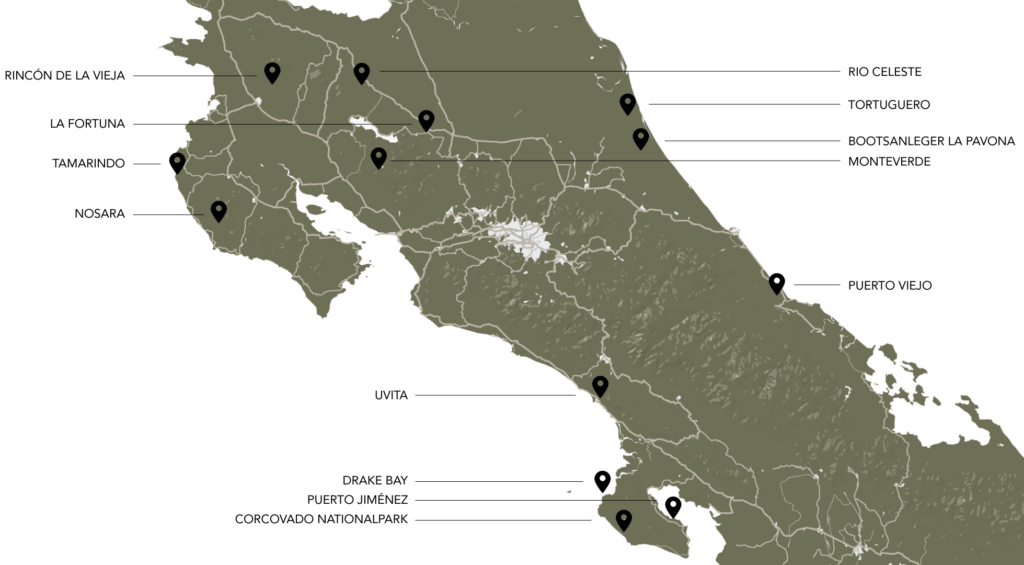 Rundreise Costa Rica: Die ideale Reiseroute für 2-3 Wochen